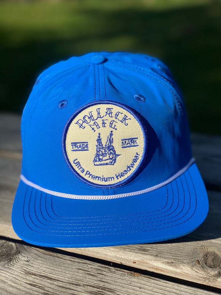 BLUE WHALE UNSTRUCTURED HAT – Pollack Mfg.