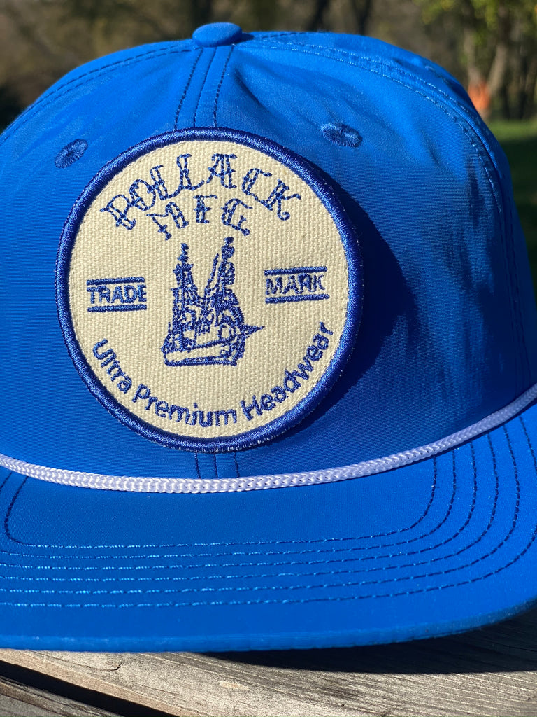 BLUE WHALE UNSTRUCTURED HAT – Pollack Mfg.