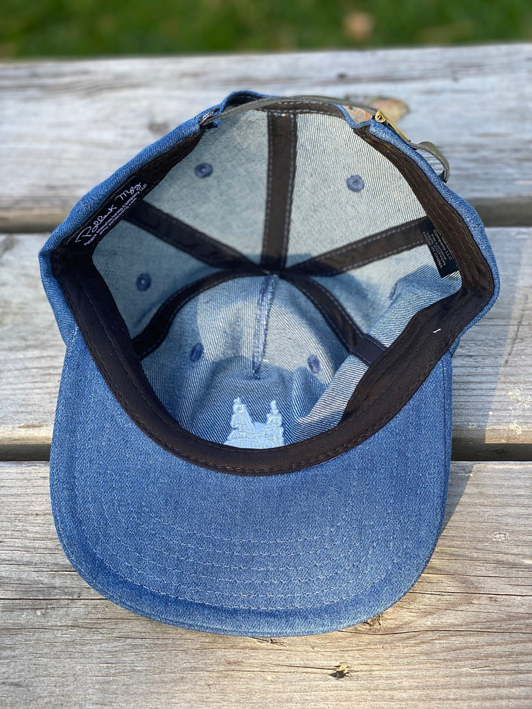 DENIM BLUE UNSTRUCTURED HAT – Pollack Mfg.